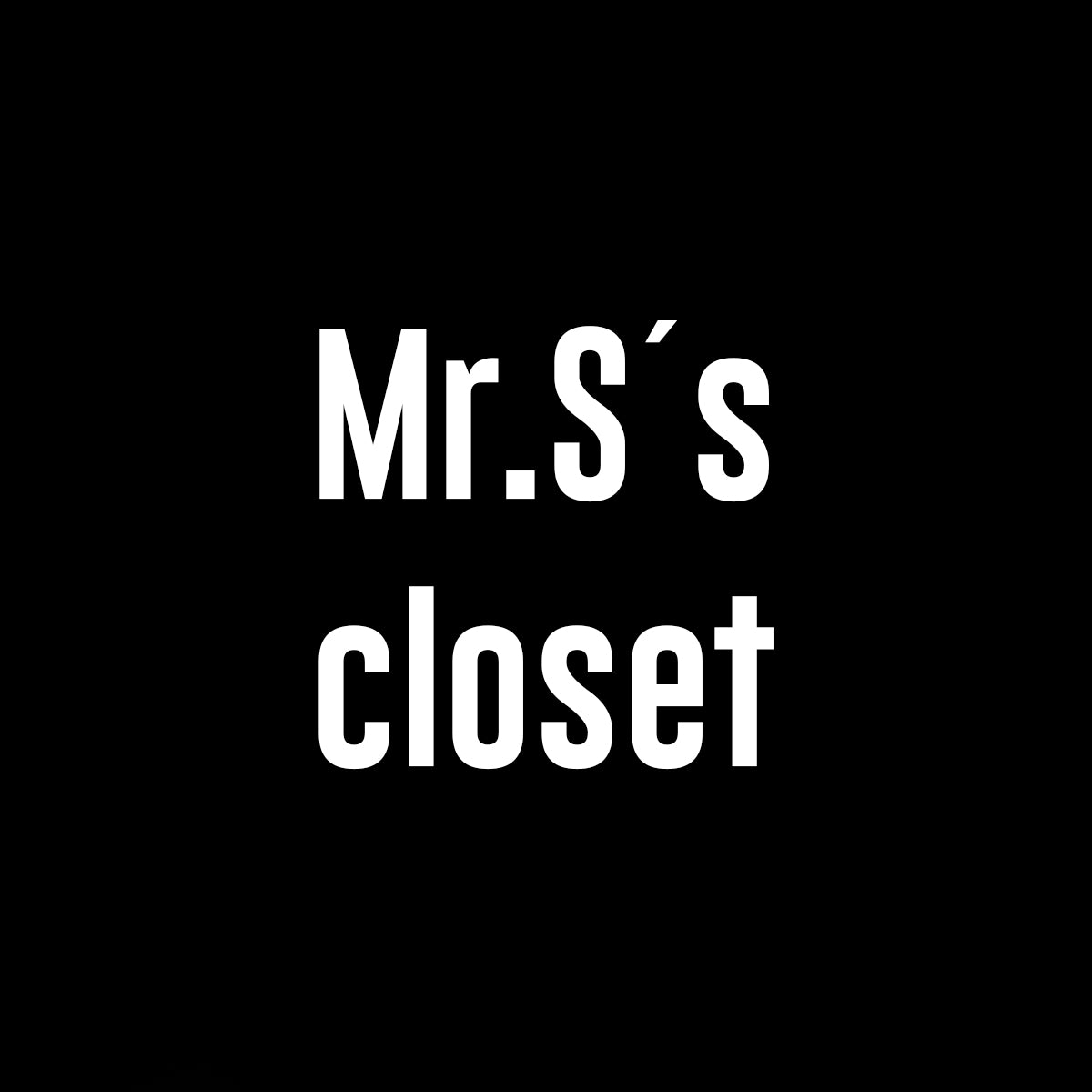 Mr.S's Closet – SKINFIT-INTERNACIONAL